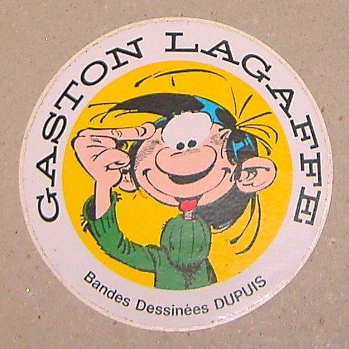 Autocollant Gaston Lagaffe - Bandes Dessinées DUPUIS - stickers | eBay