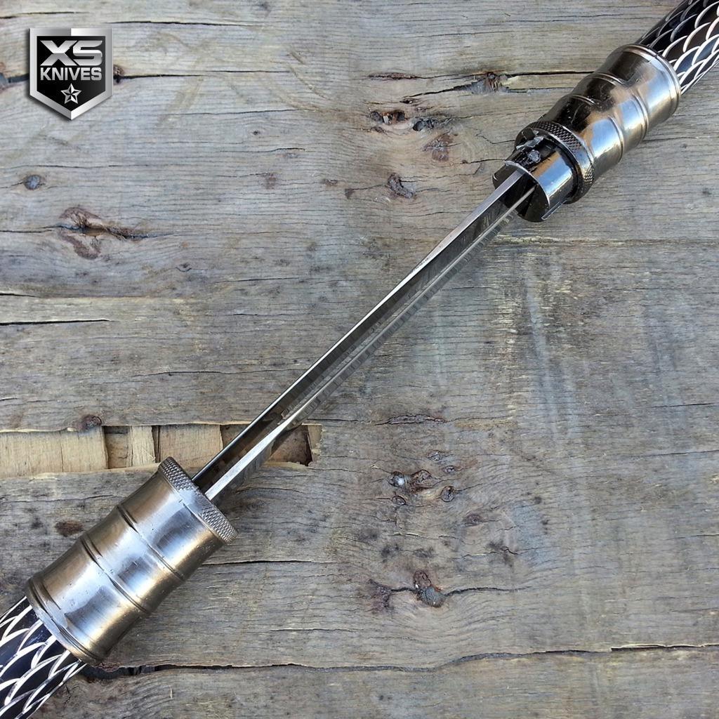 24" NINJA Dual Blade DAGGER Samurai Katana Twin Swords JAPANESE Combat ...