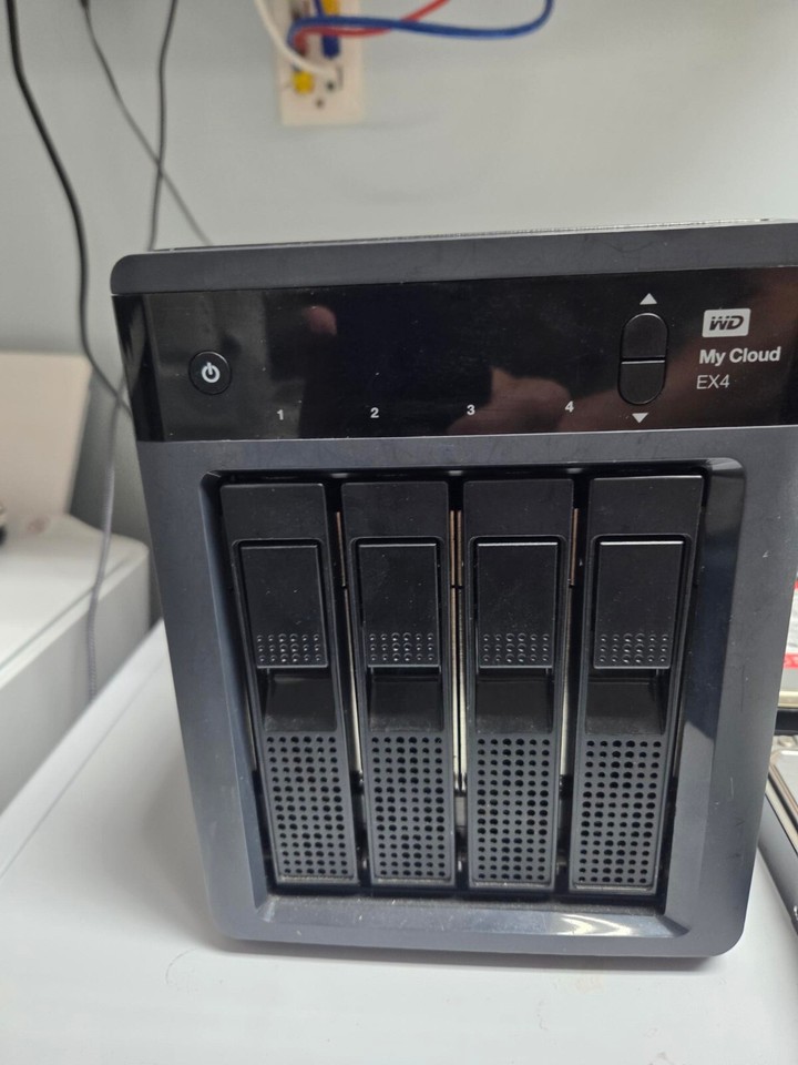WD My Cloud EX4 Network Attached Storage NAS (4x6TB) - Includes Power ...