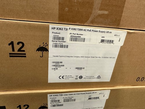 NEW FACTORY SEALED HP JG544A HPE X362 720W AC POE Power Supply, QTY AVAILABLE | eBay