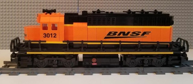 Lego Train Custom BNSF GP40 -----Please Read Item Description----- | eBay