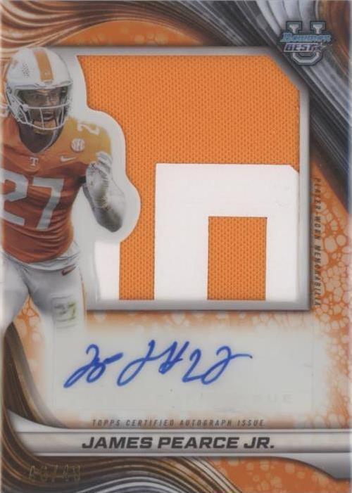 2024 Bowman's Best University - Prospect Jumbo Relic Autographs James ...