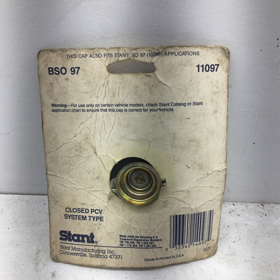 Stant Oil Filler Cap 11097 (New Old Stock) | eBay