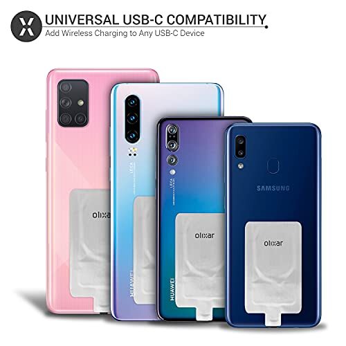 Olixar Wireless Charging Adapter for USB-C Smartphones and Devices ...