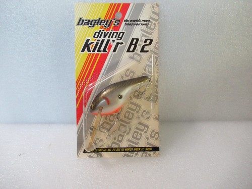 VINTAGE Bagley DIVING KILL'R B2 DKB2 Fishing Lure TS TENNESSEE SHAD | eBay