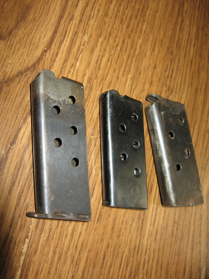 Three 25 acp magazines, Colt 1908? and two others | eBay