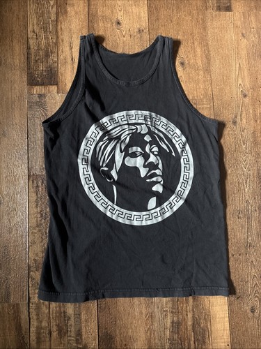 Tupac Printed Tank Top Black Size Large | eBay