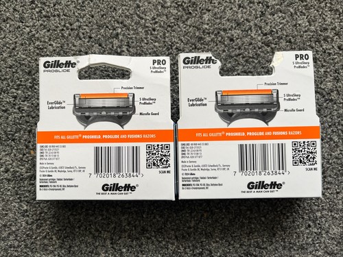 Genuine Gillette Proglide XL Blades 8 Packs Cartridges fusion 5 Brand ...