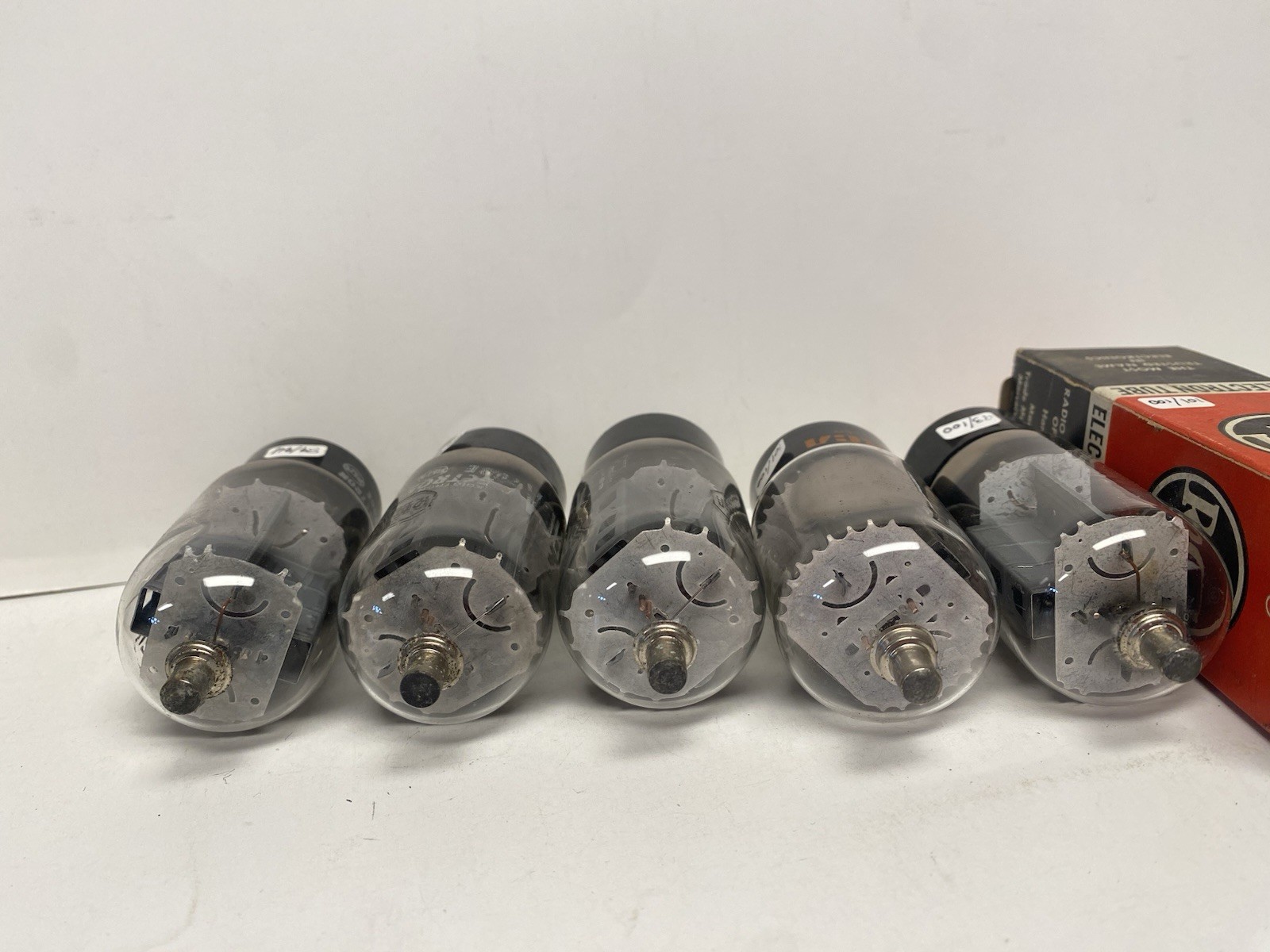 (5) Tested 12DQ6 12GW6 Some NOS in box RCA Vacuum Tube Lot Vintage ...