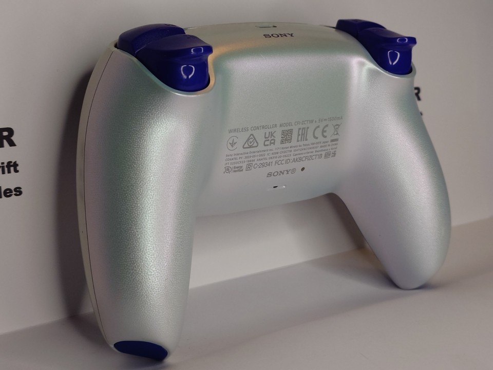 TMR Upgraded Genuine Ps5 Controller In Custom Pearl Chroma And Purple ...