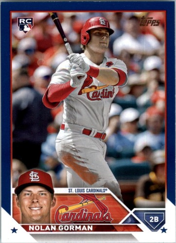 2023 Topps Royal Blue #16 Nolan Gorman - BB | eBay