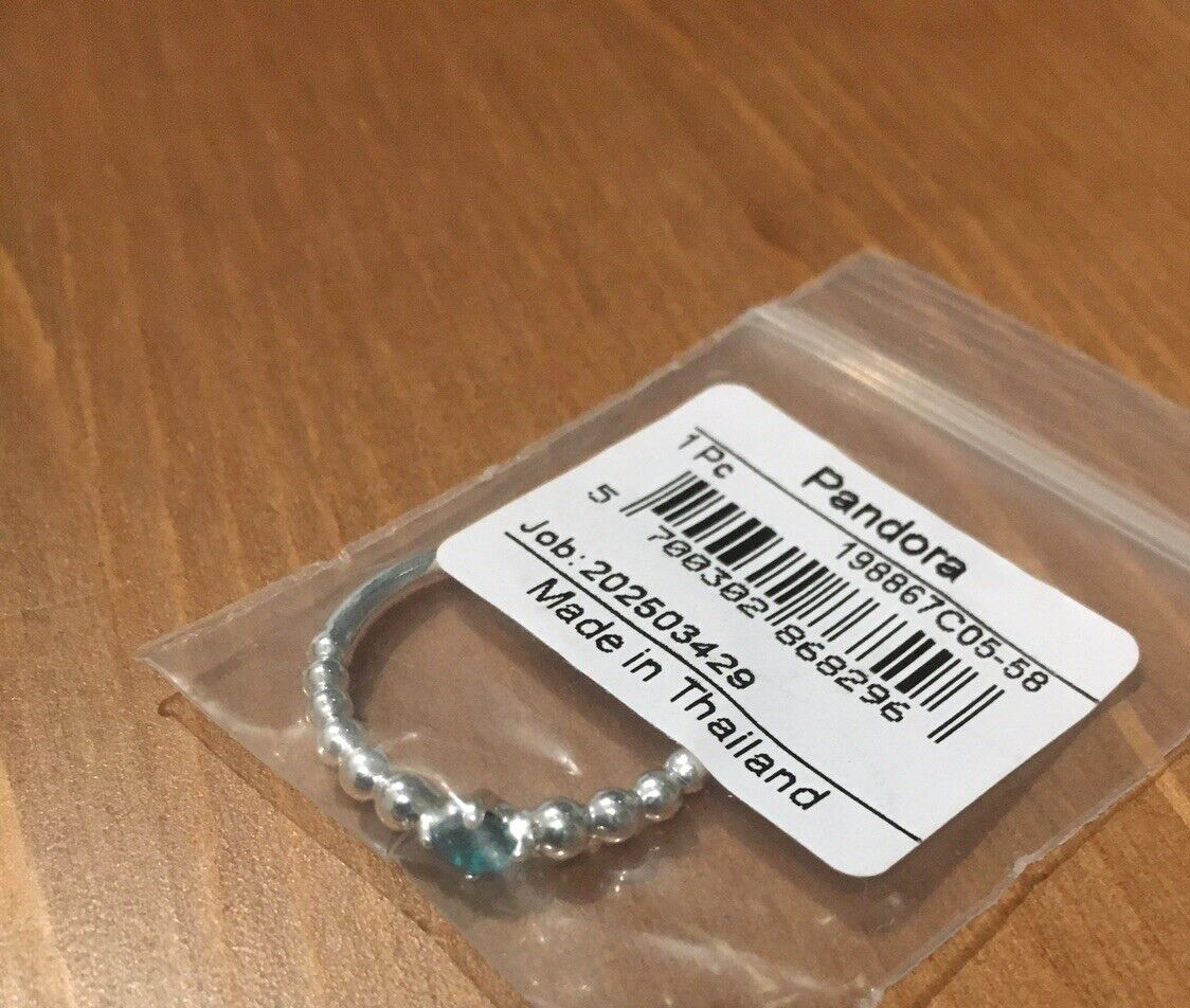 Pandora S925 ALE May Birthday Ring 198867C05-58 for sale online | eBay