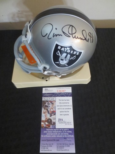 Jim Plunkett Raiders Autograph Signed Mini Helmet JSA | eBay