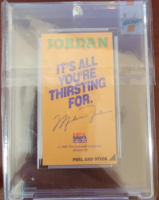1992 Michael Jordan Team USA Basketball Gatorade Sticker #9 Sealed | eBay