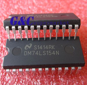 5PCS DM74LS154N NS 74LS154 IC DECODER/DEMUX 4-16LINE 24-DIP NEW GOOD ...