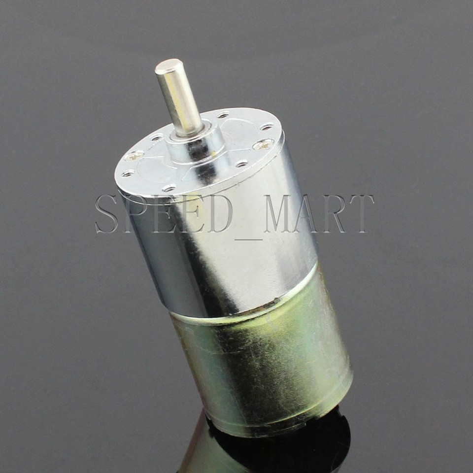 Reversible 37mm 12V DC 200 RPM Gear-Box Speed control Electric Motor ...