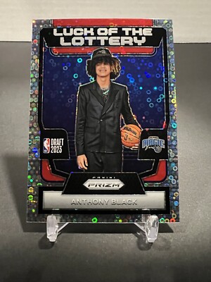 2023-24 Panini Prizm Anthony Black Luck of the Lottery Silver Disco ...