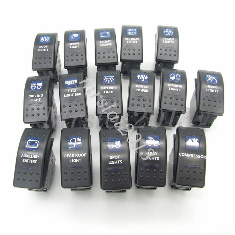 12V/20A 24V/10A Car Bar Carling Rocker Toggle LED Light Boat Sales ON ...
