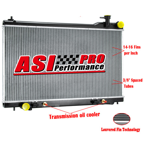 Aluminum Core Radiator For 2003-07 2004 2005 2006 Infiniti G35 3.5L V6 ...