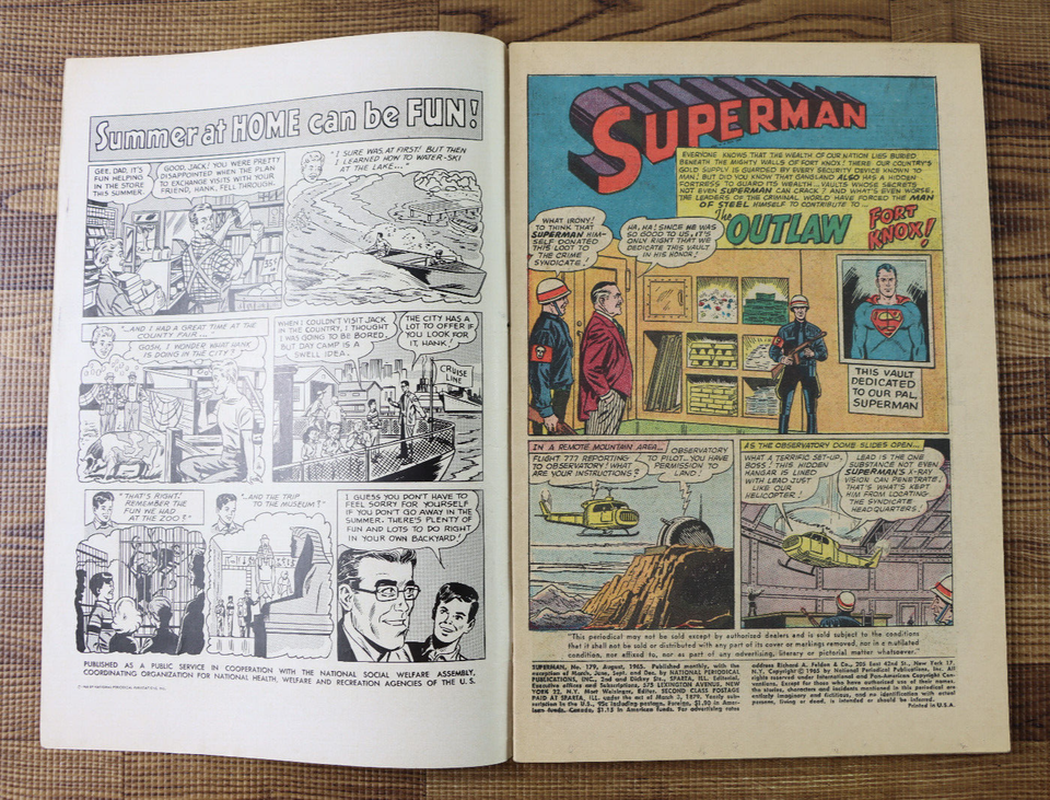 1965 DC Comics SUPERMAN #179 G/FN+ | eBay