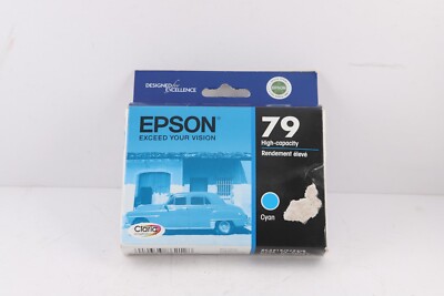 Epson 79 CYAN High Capacity Ink Cartridge T079220 - New/Sealed ...