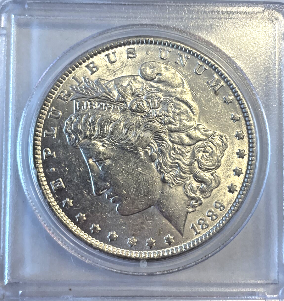 1889 Morgan Silver Dollar, Cartwheel shine, Minted In Philadelphia, 90% ...