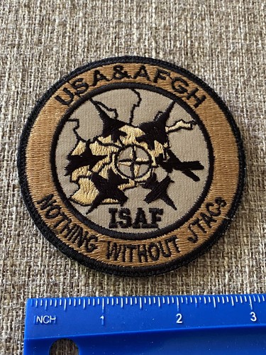 ISAF USA & AFGH Nothing Without JTACs Patch Afghanistan Made Hook Loop ...