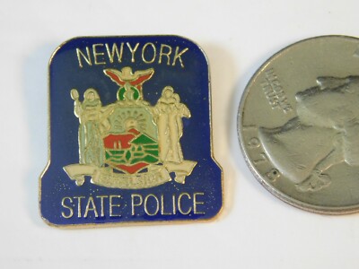 NEW YORK STATE POLICE MINI BADGE PIN STYLE #197 | eBay