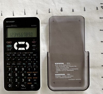 Sharp EL-531X Scientific Calculator Advanced D.A.L Works Good Case | eBay