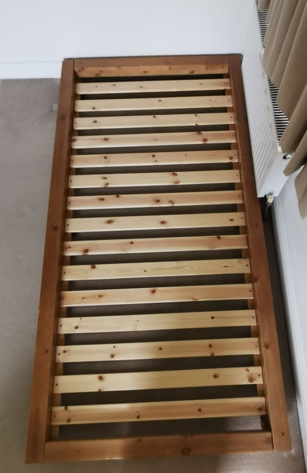 Futon Company single low platform bed frame COLLECTION ONLY | eBay UK