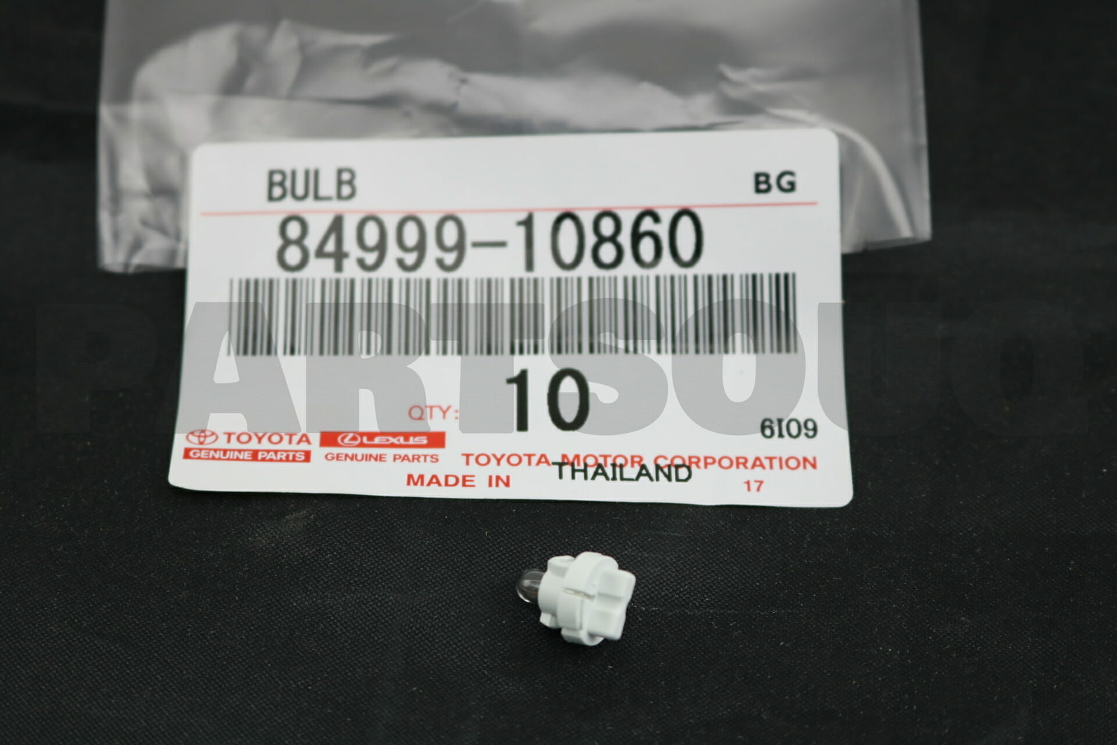 8499910860 Genuine Toyota BULB (FOR POWER SLIDE DOOR MAIN SWITCH) 84999 ...