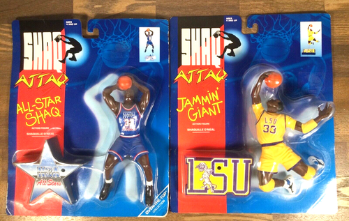 1993 Shaq Attaq Shaquille O'Neal Action Figure Lot All-Star Shaq ...