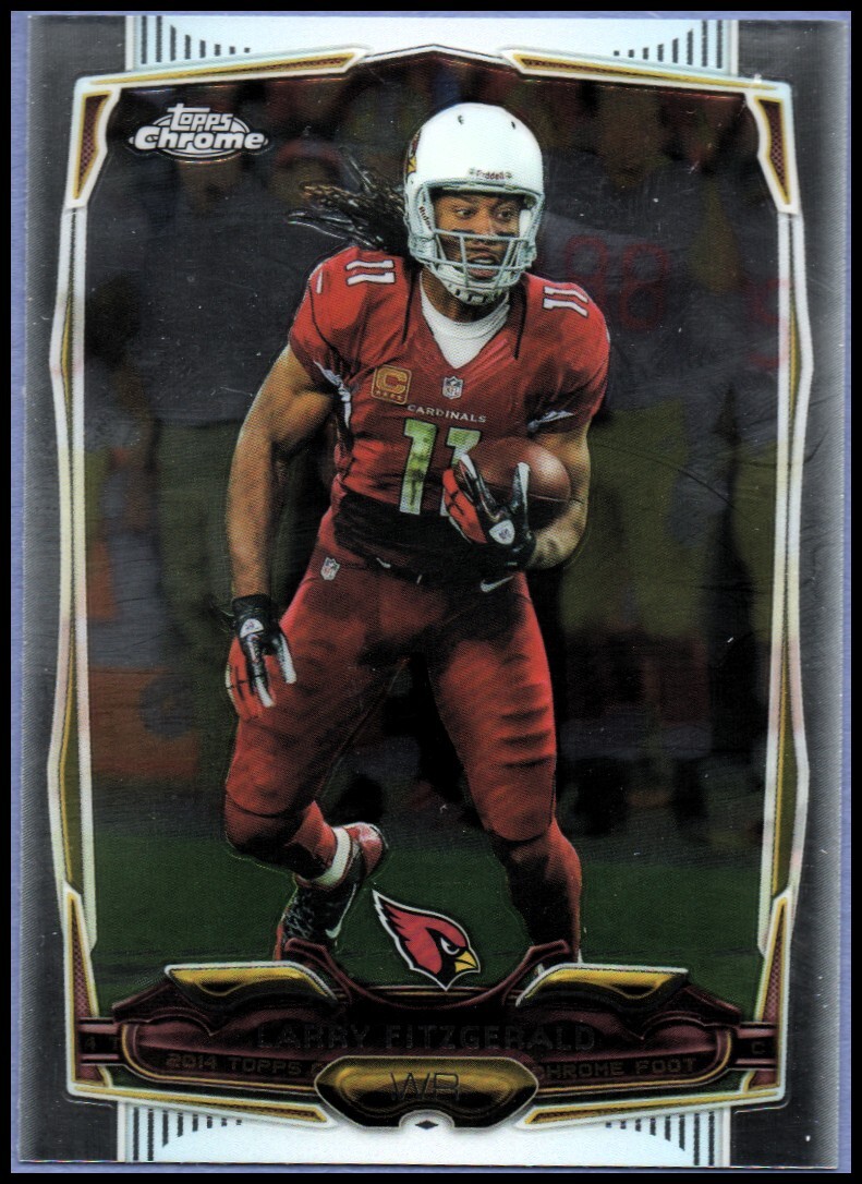 2014 Topps Chrome #76 Larry Fitzgerald Card | eBay