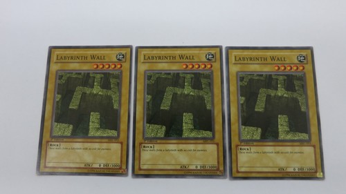 3x LABYRINTH WALL MONSTER CARD PLAYSET 1ST EDITION MRL-055 COMMON ...
