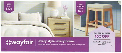 10% Off WAYFAIR Purchase (exp. 11/14/24) | eBay