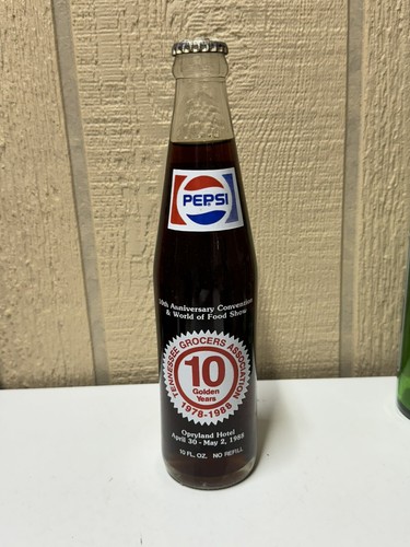 TENNESSEE GROCERS ASSOC. - Pepsi-Cola Bottle - Opryland Hotel 1988 | eBay