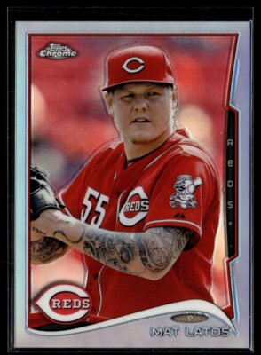 2014 TOPPS CHROME BLUE /199 MAT LATOS REDS | eBay