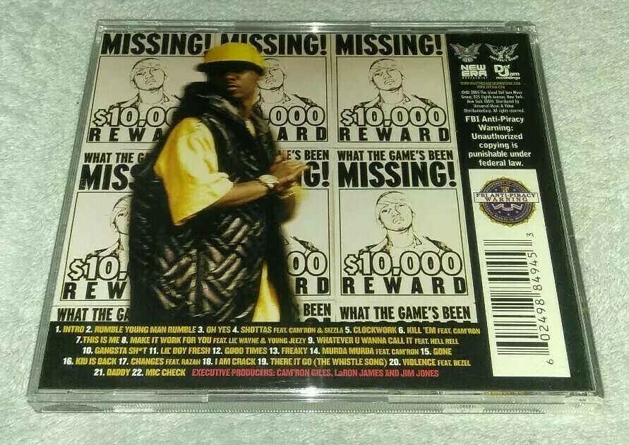 Juelz Santana What the Game's Been Missing! CD 2005 Def Jam ...