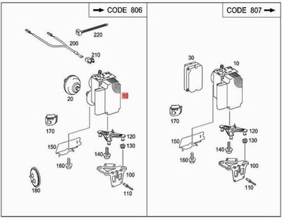Genuine MERCEDES BBDC R230 S211 W211 Hydraulic unit 0094312612 | eBay