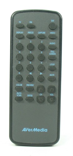 Genuine OEM ~ AVerMedia Remote Control - TV TUNER FM CARD PORTABLE ...