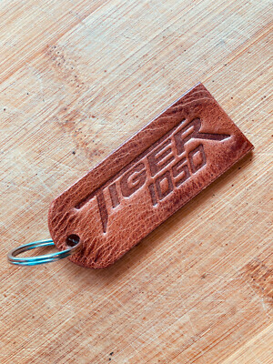 Handmade Leather Key ring / Tag - Triumph Tiger 1050 | eBay