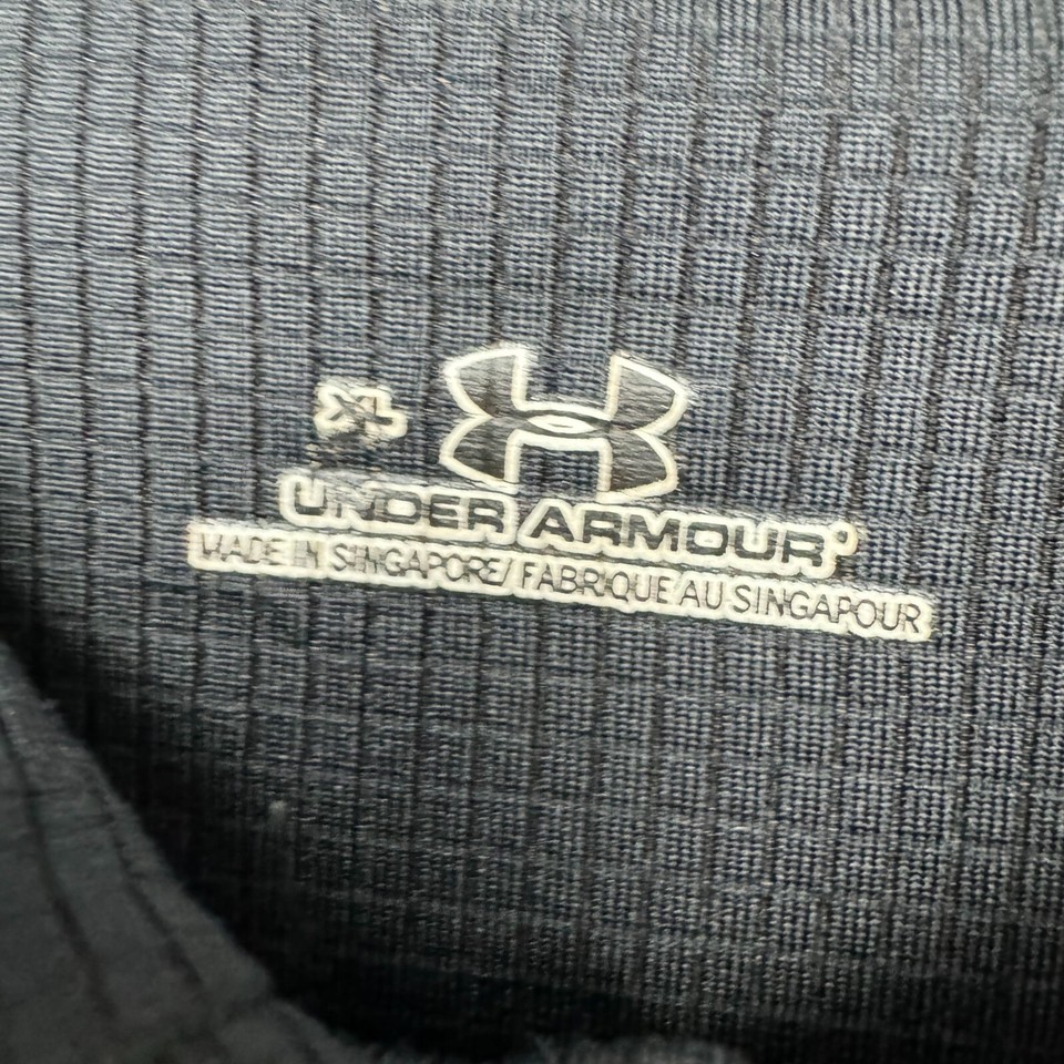 Under Armour Virginia Tech Logo Quick Dry Short Sleeve Polo Shirt Black ...