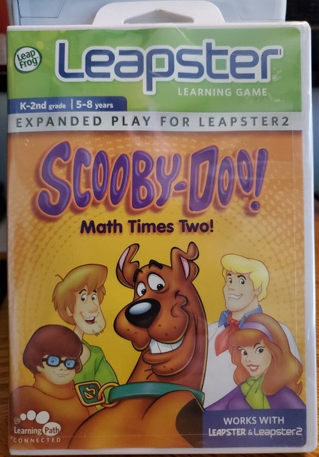 LeapFrog Leapster 1 & 2 Learning Game Scooby-doo Math Times Two for ...