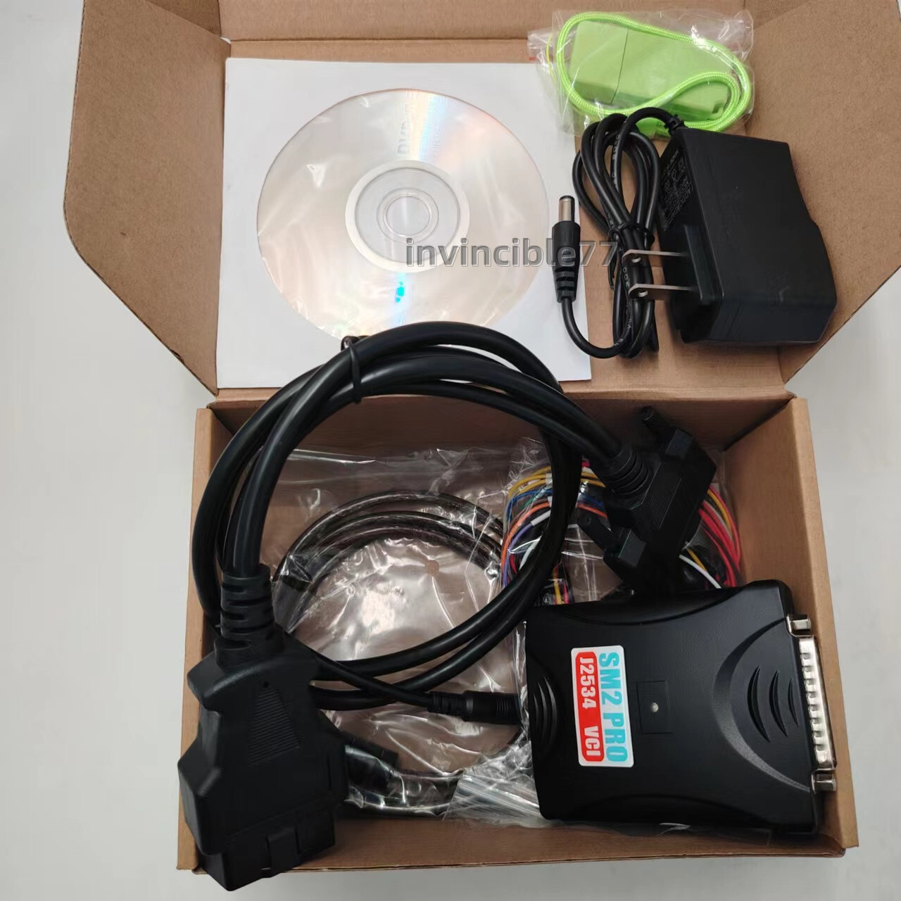 SM2 P-RO J2534 VCI Programmer Dongle 67 IN 1 V1.20 EEPROM BENCH OBD ...