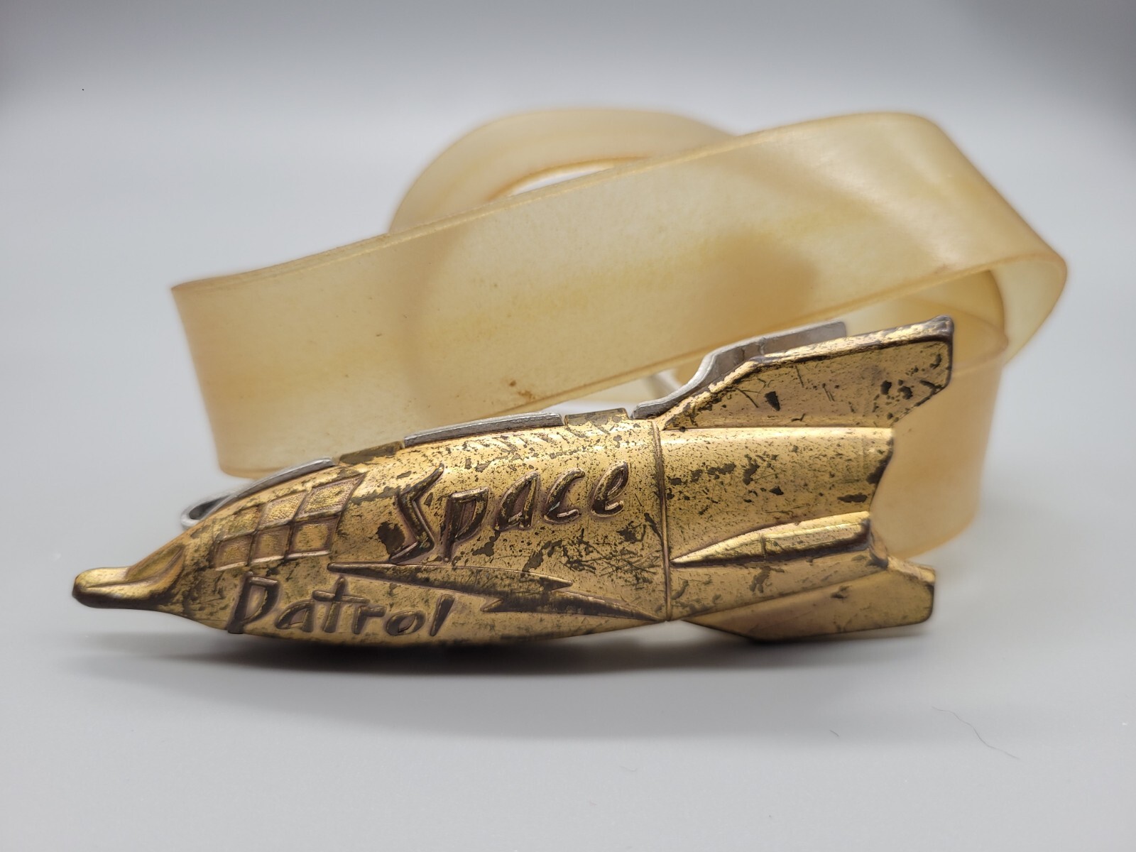 HUBLEY ATOMIC DISINTEGRATOR PISTOL HAKES SPACE PATROL BELT & REPRO BOX ...