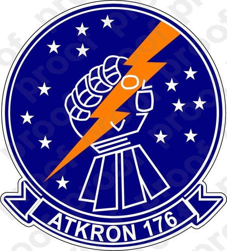 STICKER USN VA 176 THUNDERBOLTS | eBay