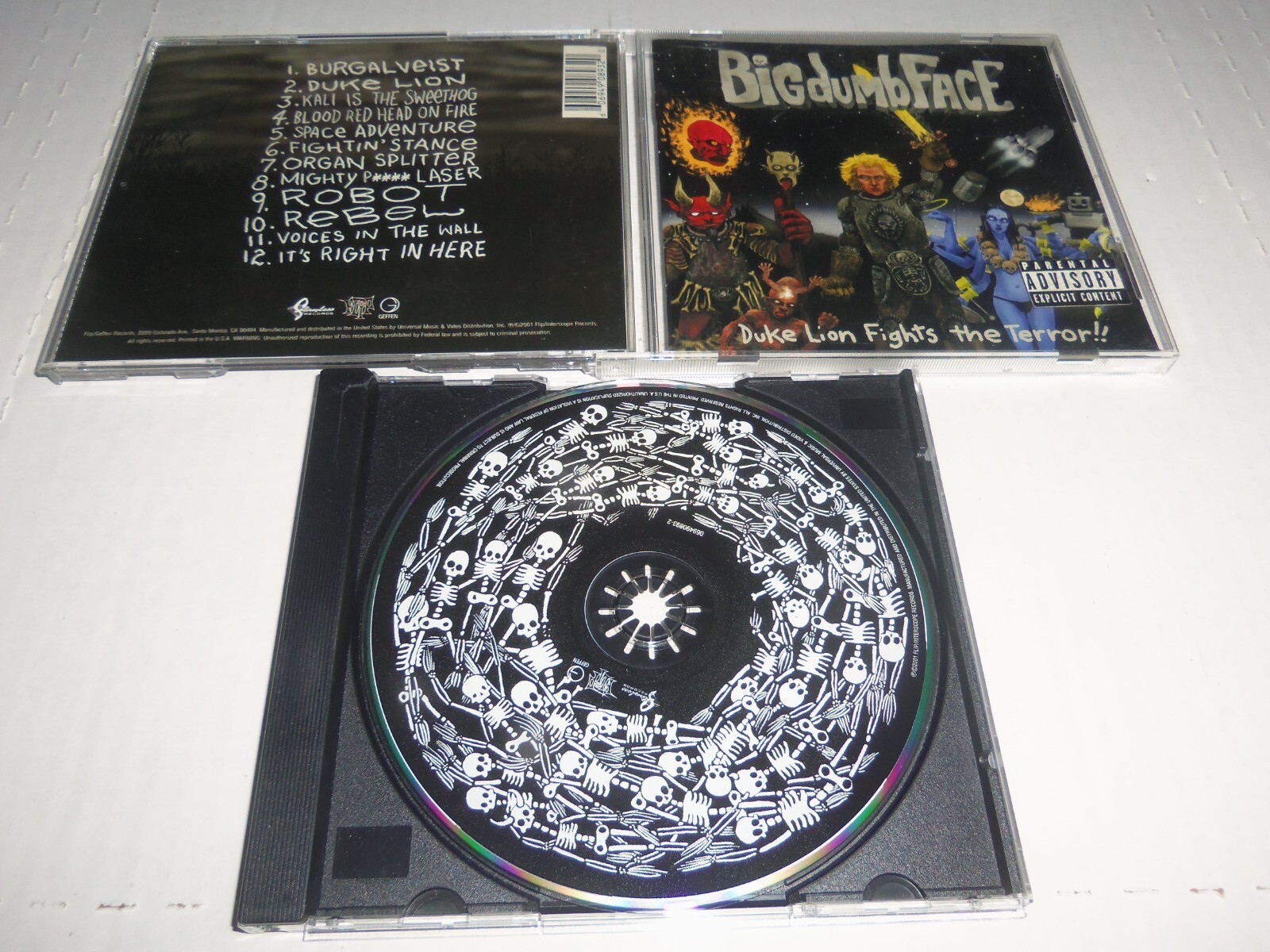 Duke Lion Fights the Terror!! * by Big Dumb Face (CD, 2001, Geffen ...