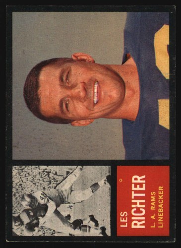 1962 Topps #86 Les Richter VGEX SP LA Rams 572234 | eBay