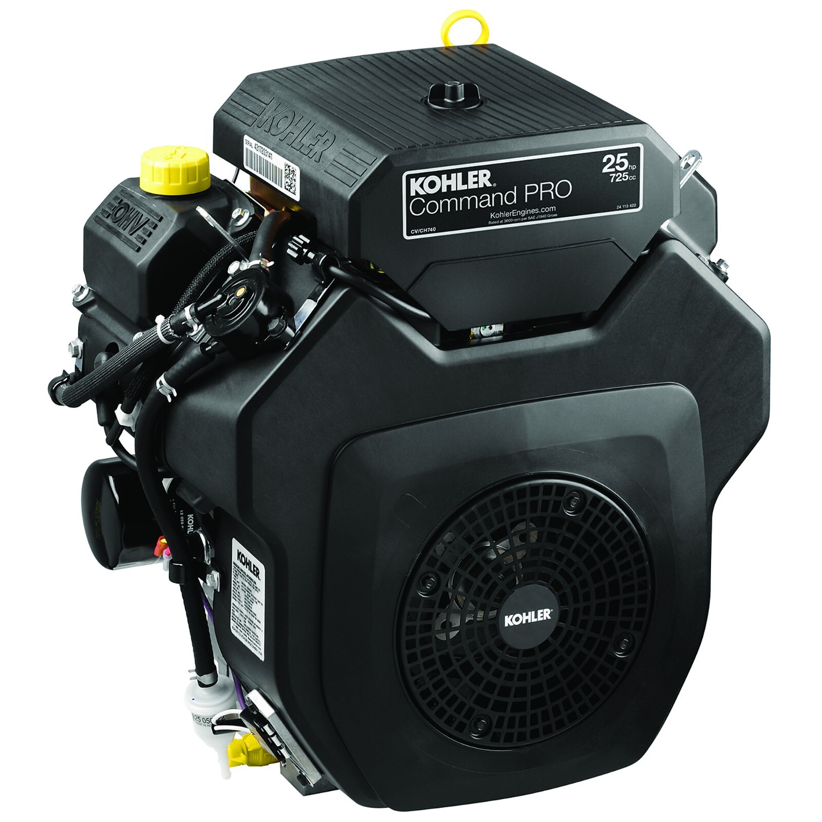 PROPANE-KOHLER ENGINE PCH740-3023, 25HP COMMAND PRO | eBay