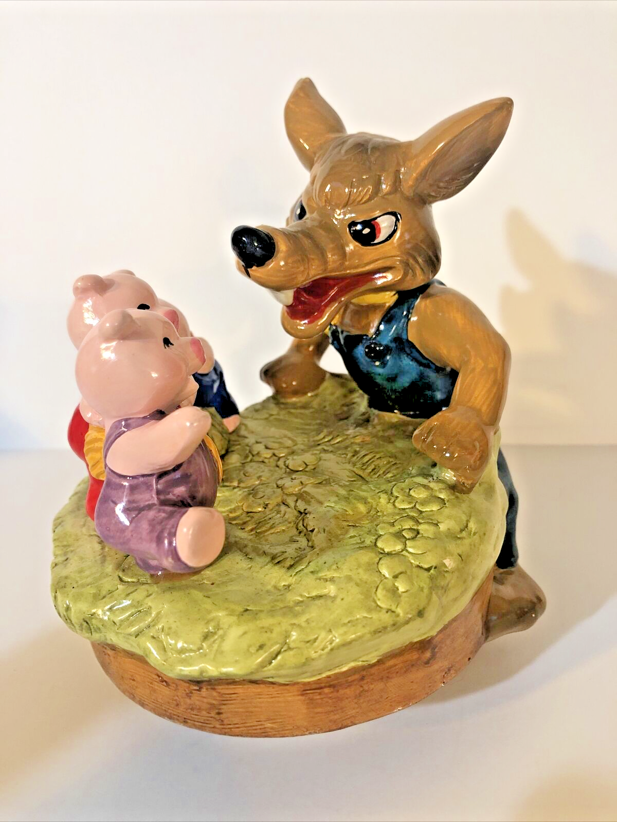 The Three Little Pigs Who's Afraid Of The Big Bad Wolf Ceramic Music ...